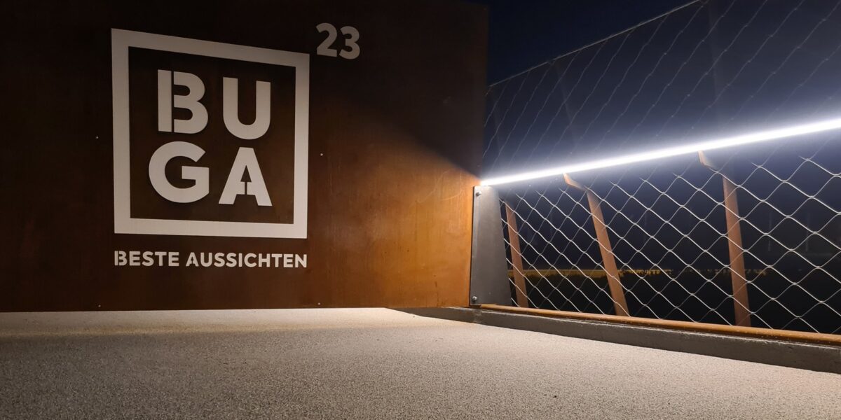 »Beste Aussichten« auf der BUGA 2023 • LICHT